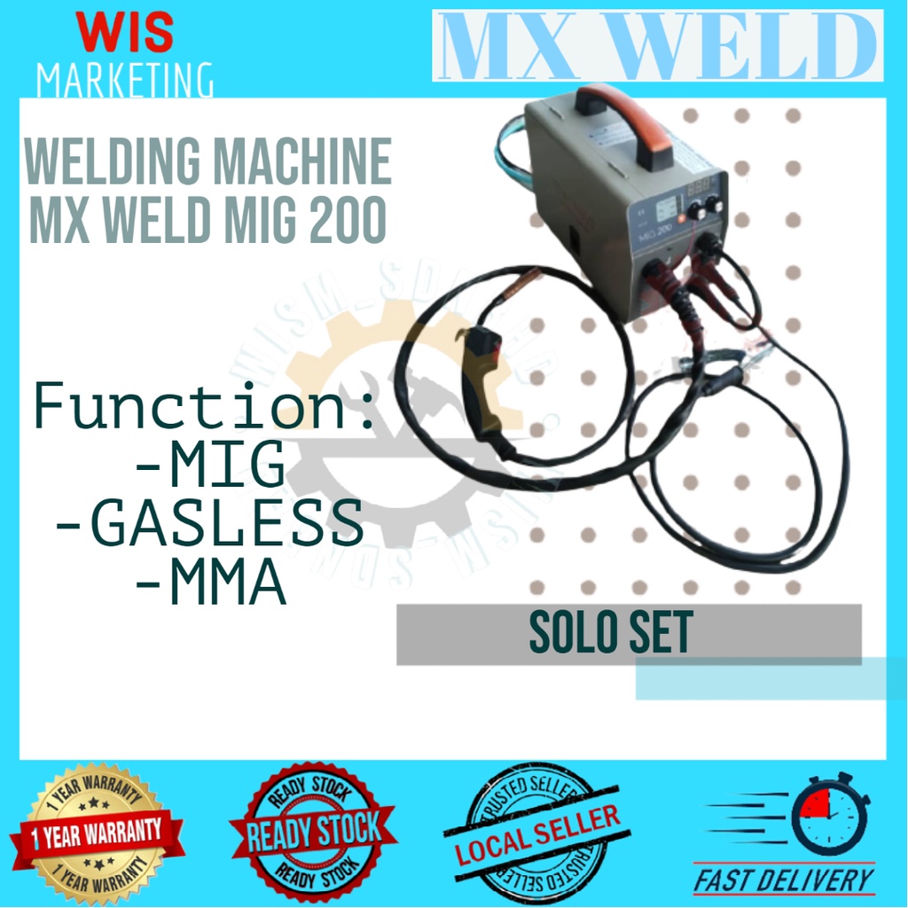 MX WELD MIG200 WELDING MACHINE | Shopee Malaysia