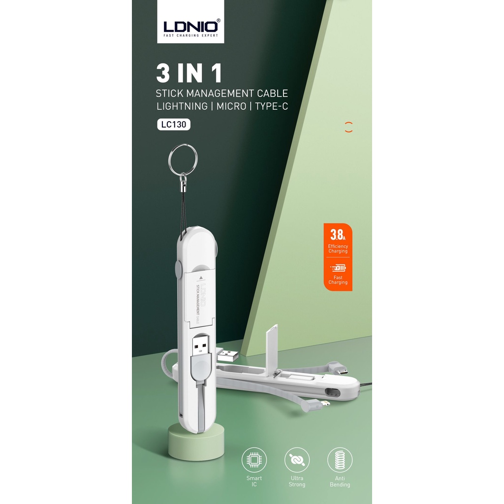Ldnio (100% original) LC130 fast charging expert 3.8A efficient ...