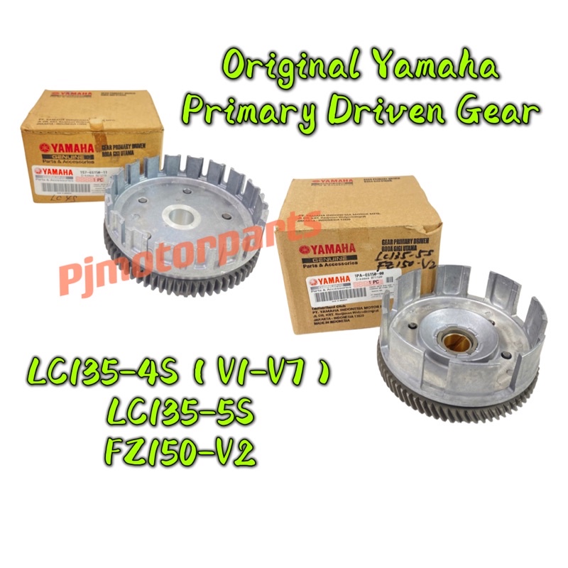LC135 4S V1-V7/LC135 5S/FZ150 V2(100% Original Yamaha) Primary Driven Clutch Gear Big Besar Klac ...