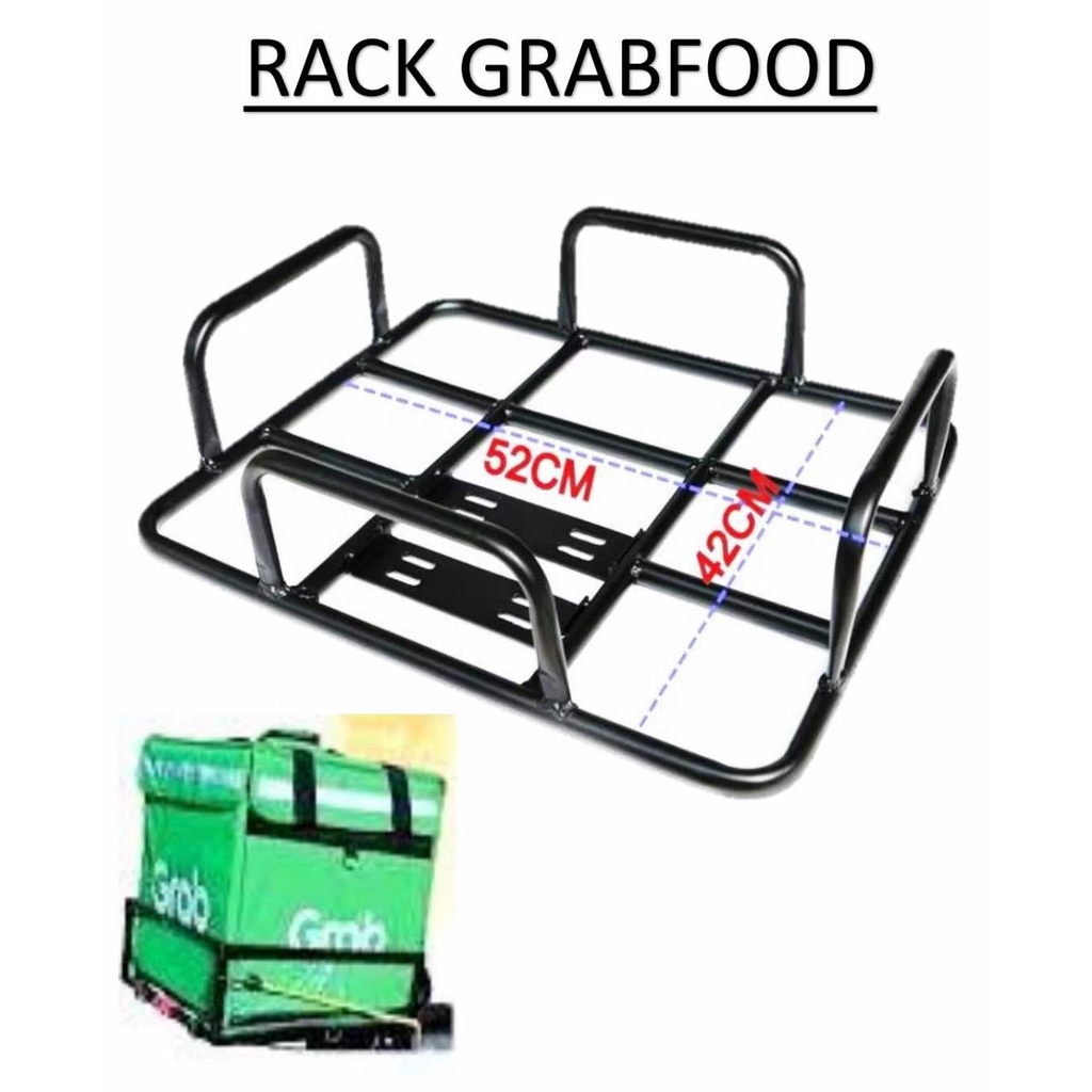 rack grabfood foodpanda shopeefood bracket letak bag | Shopee Malaysia