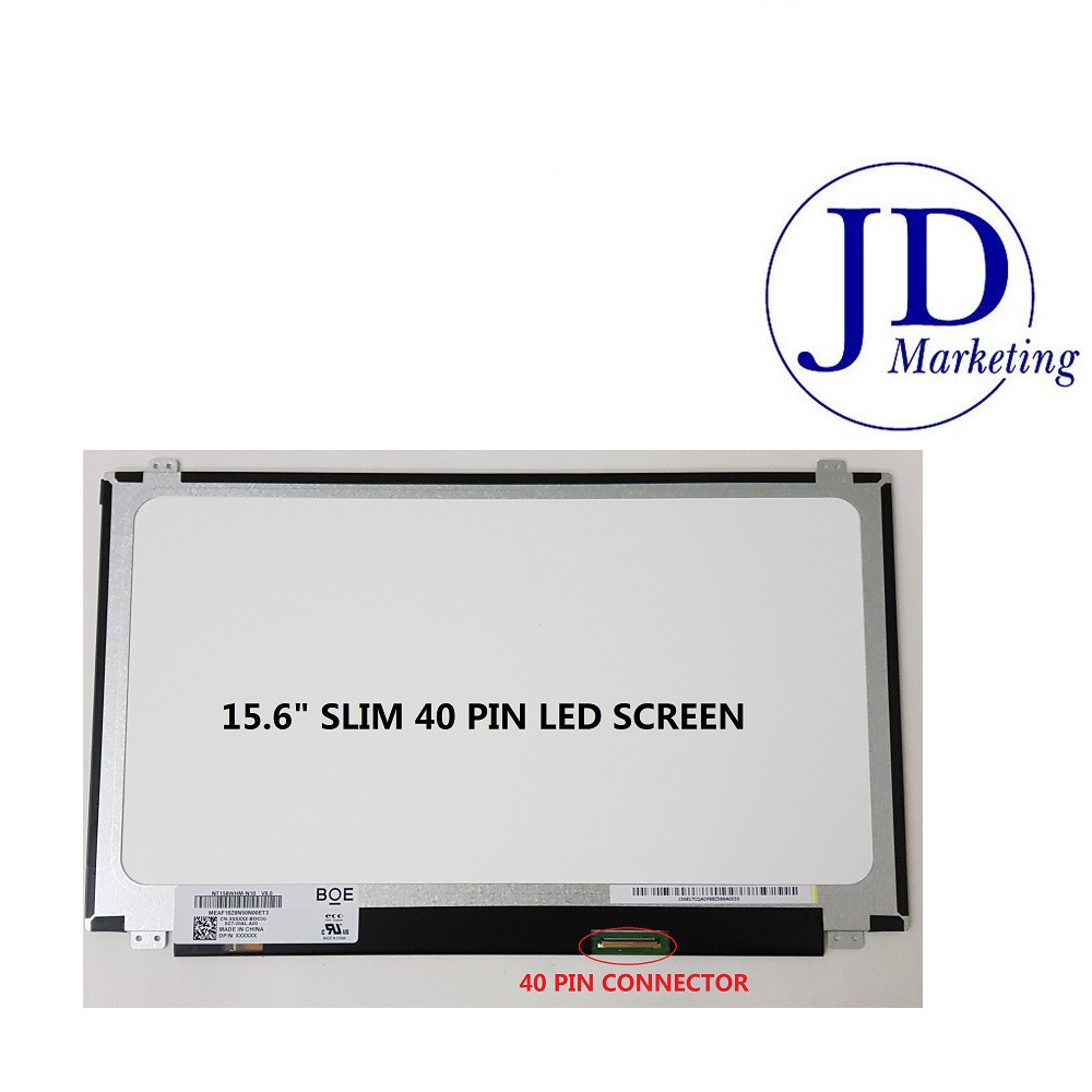 15.6 SLIM 40PIN Laptop LED LCD Screen Panel LENOVO MSI ASUS ACER DELL ...