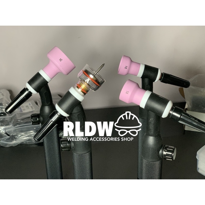Welding TIG transparent tig cup Gas Saver Lens Pyrex Cup Kit Fit WP/17 ...