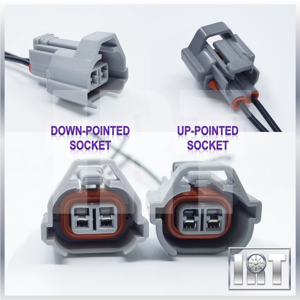 2 Pin Fuel Injector Socket Corolla Toyota AE101 AE111 Soket Kereta ...