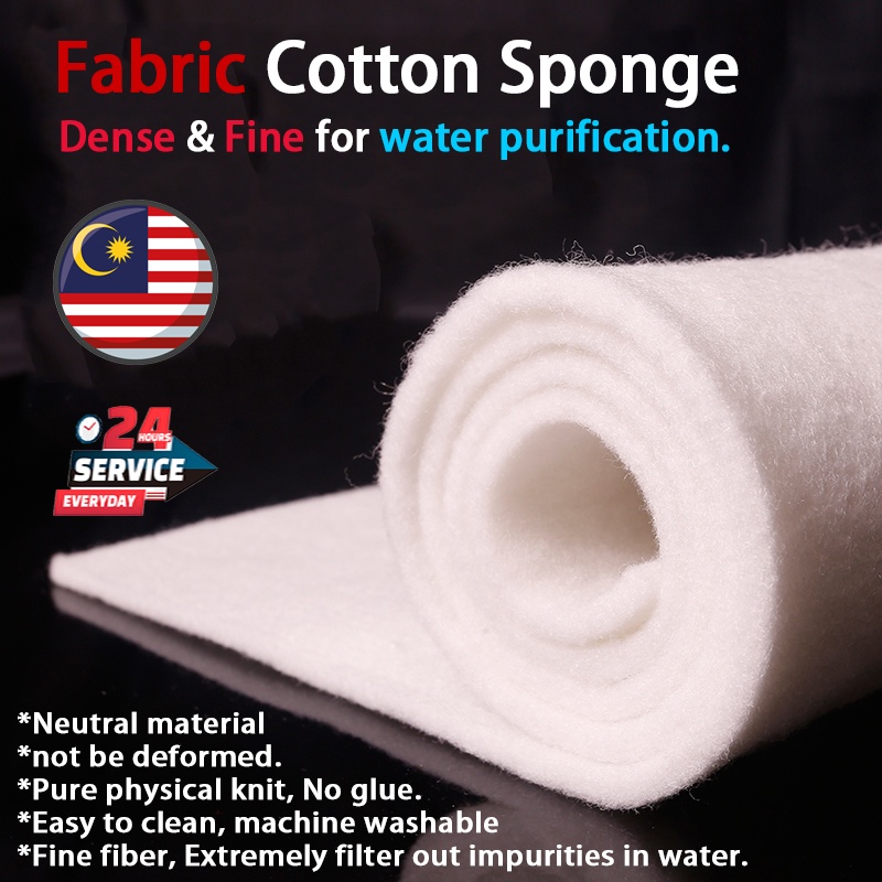 Fabric White Cotton Sponge High Quality Sponge Fine Sponge aquarium use ...