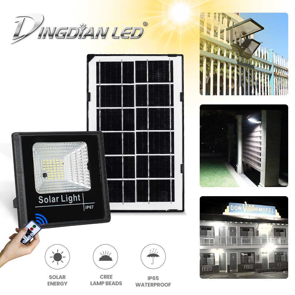 DingDian LED Solar LED Outdoor Light Lampu Solar Waterproof with Remote ...