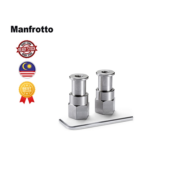 Manfrotto 244ADPT58 Spigot Adapters (Silver) | Shopee Malaysia