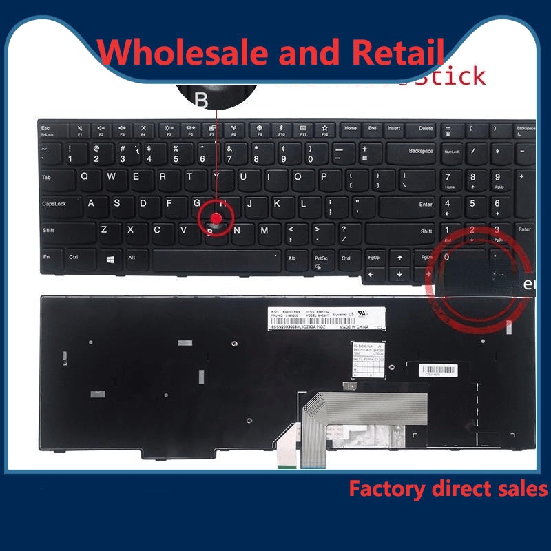 Lenovo Thinkpad E570 e570c e575 US layout Laptop keyboard | Shopee Malaysia