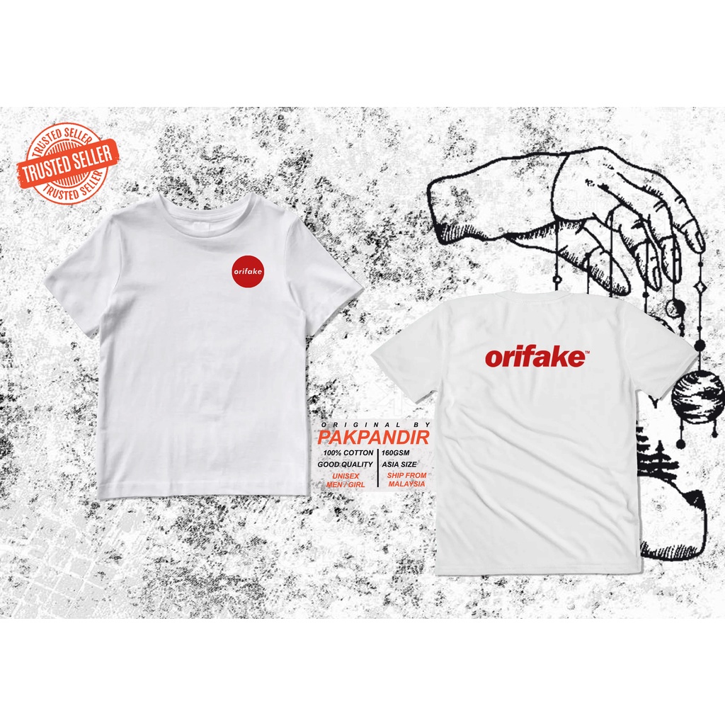 ORIFAKE TSHIRT 100% COTTON / READY STOCK MALAYSIA | Shopee Malaysia