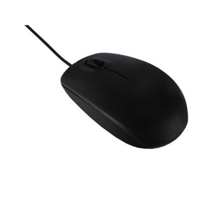 Black Optical USB Wired 3-Button Plug / Play Mouse With Scroll Wheel ...
