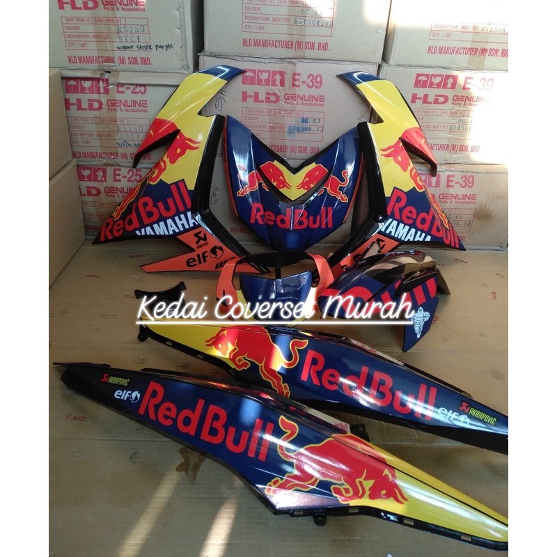 COVERSET Y15ZR RED BULL V1/V2 | Shopee Malaysia