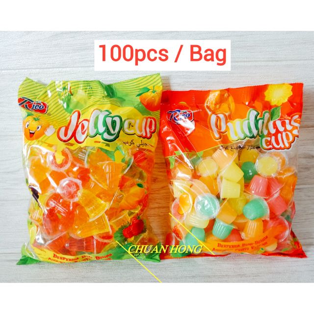 RICO Jelly Cup / Pudding Cup 100pcs +/- | Shopee Malaysia