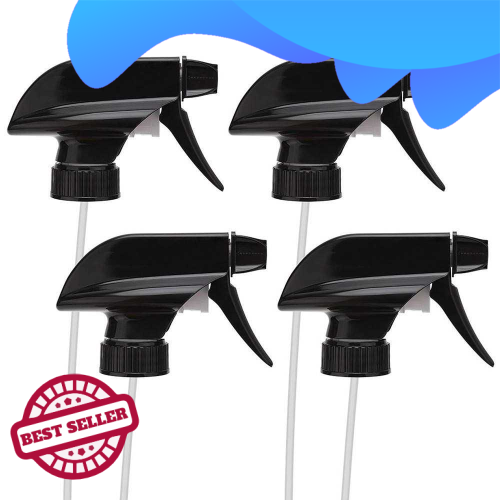4pcs Spray Bottle Trigger Nozzle Replacement Plastic Sprayer Heads for Glass or Plastic Bottle ...