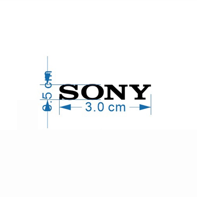 SONY SONY logo logo Metal Sticker Display Device Speaker Sticker Car ...
