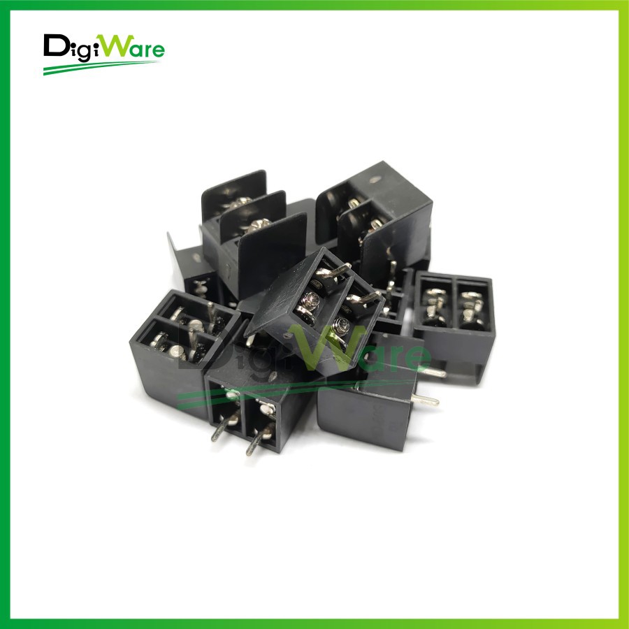 HITAM Terminal Block PCB 2 Pin 7.62mm without Flange Black | Shopee ...
