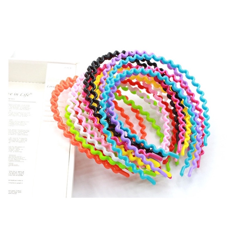 🔥Ready Stock🔥Color Hair Band Wave High Elastic Cekak Rambut Murah ...