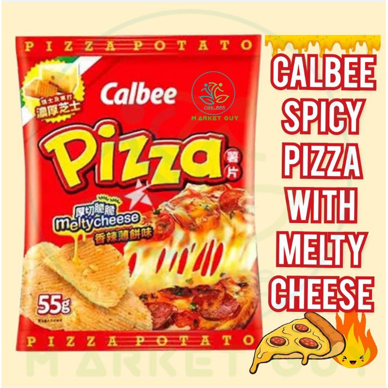 Calbee Pizza Flavoured With Melty Cheese Potato Chips | Shopee Malaysia
