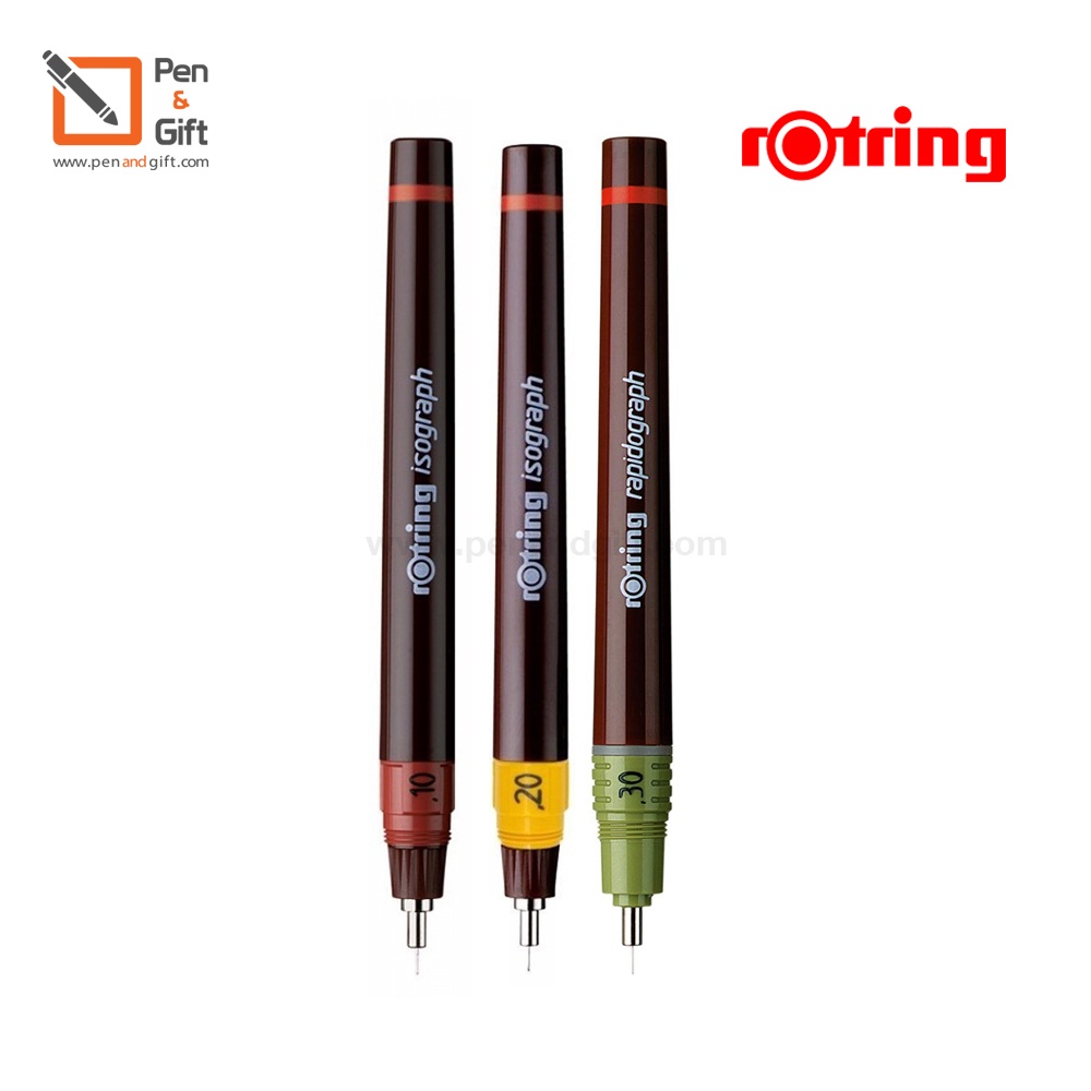 Rotring Isograph Drawing Pen 0.1 0.2 0.3 mm-Technical 0.1 0.2 0.3 ...