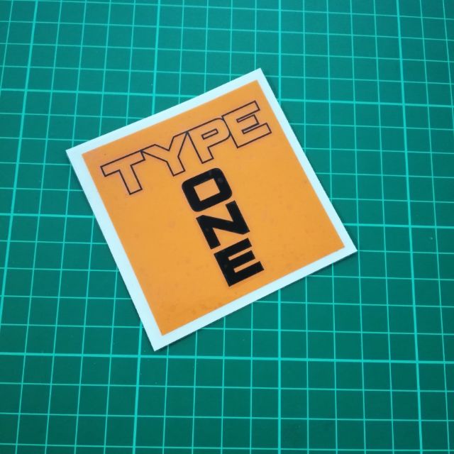Sticker type one car sticker | Shopee Malaysia