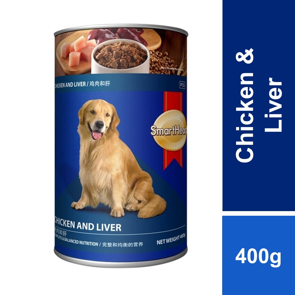 Smart Heart Dog Can Chicken & Liver 400g | Shopee Malaysia