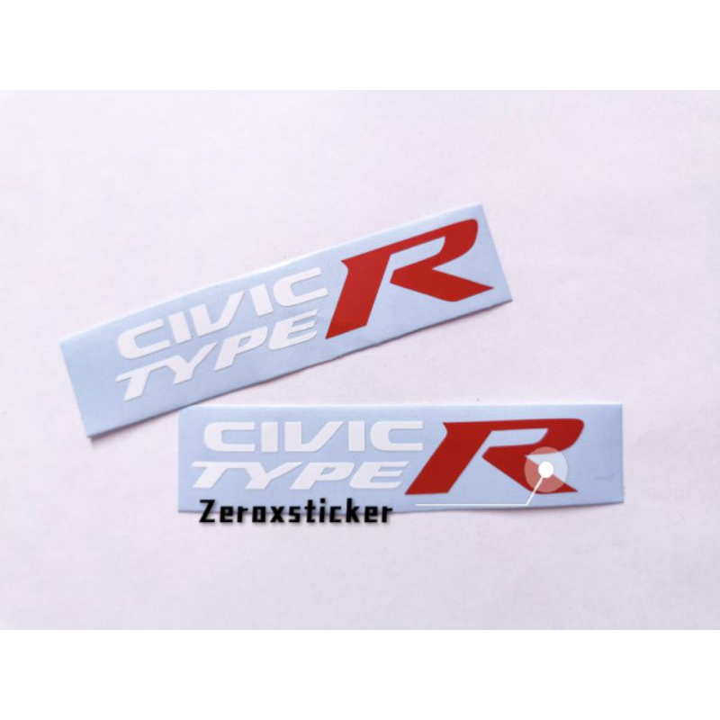 Civic Type R Car Side Window Stickers Honda Civic Type R Honda racing ...