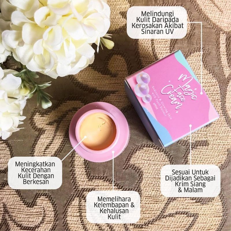 Magic Face cream dherbs 💯 original hq +🎁 | Shopee Malaysia