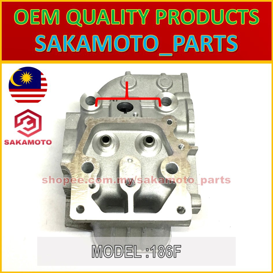 Yanmar China Engine L100 186F Cylinder head | Shopee Malaysia