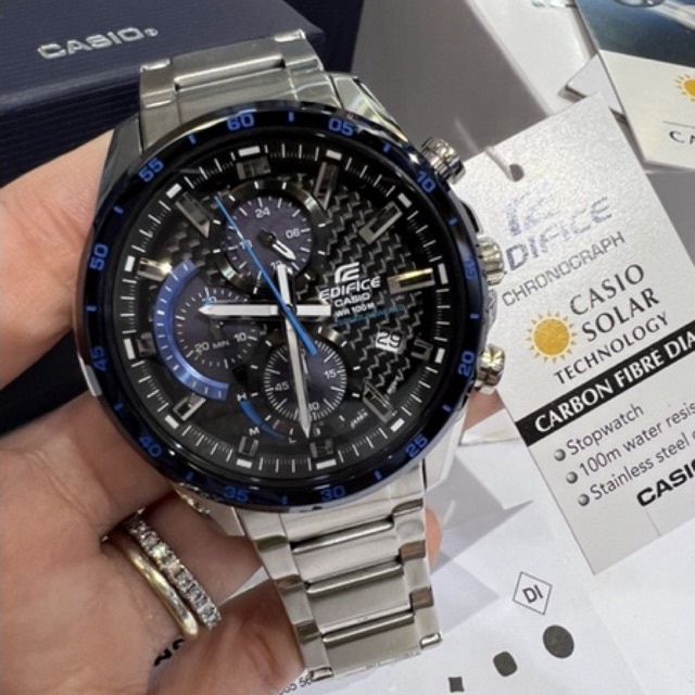 [CASIO EDIFICE] CASIO EDIFICE SOLAR POWERED CHONOGRAPH MEN WRISTWATCH ...