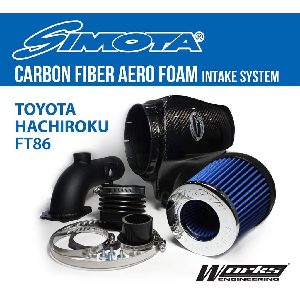 Toyota GT86 FT86 / Subaru BRZ BR-Z - Simota Carbon Fiber Aero Foam ...