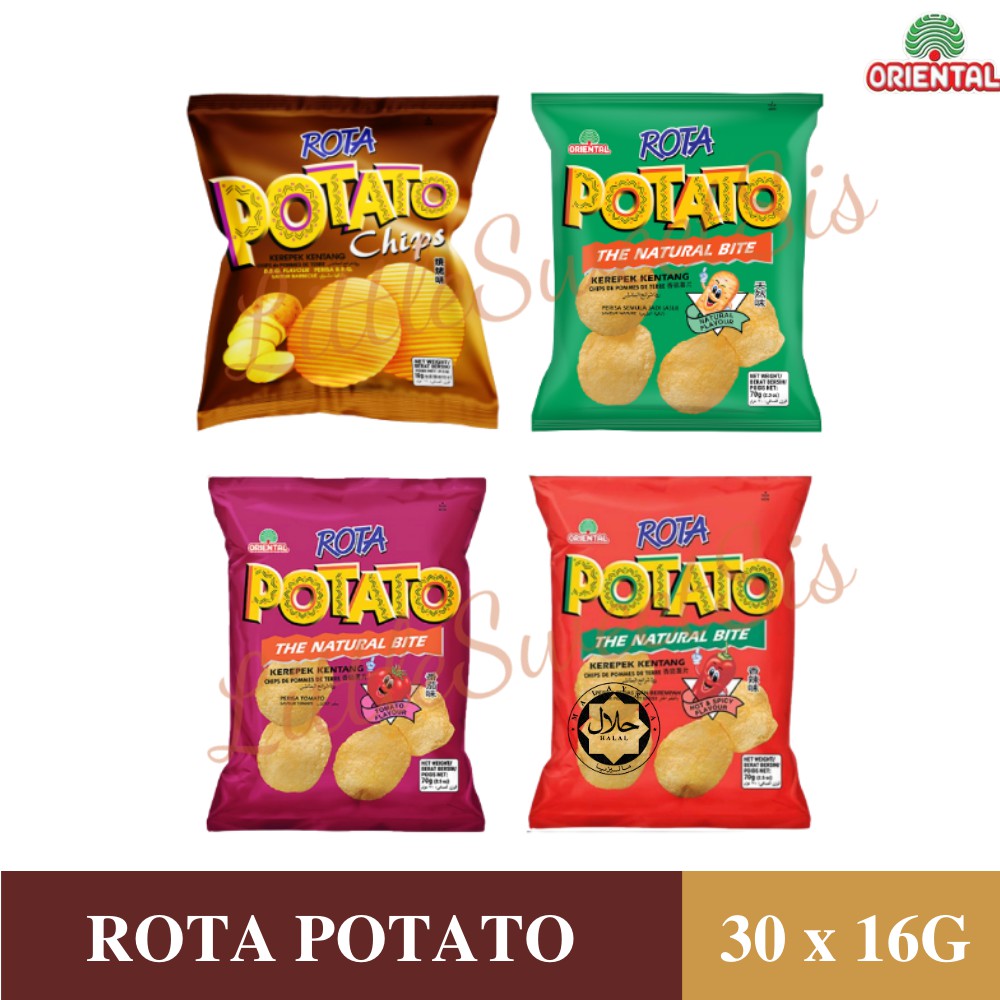 [30*15G] ORIENTAL ROTA POTATO CHIPS (BUNDLE SNACKS) | Shopee Malaysia