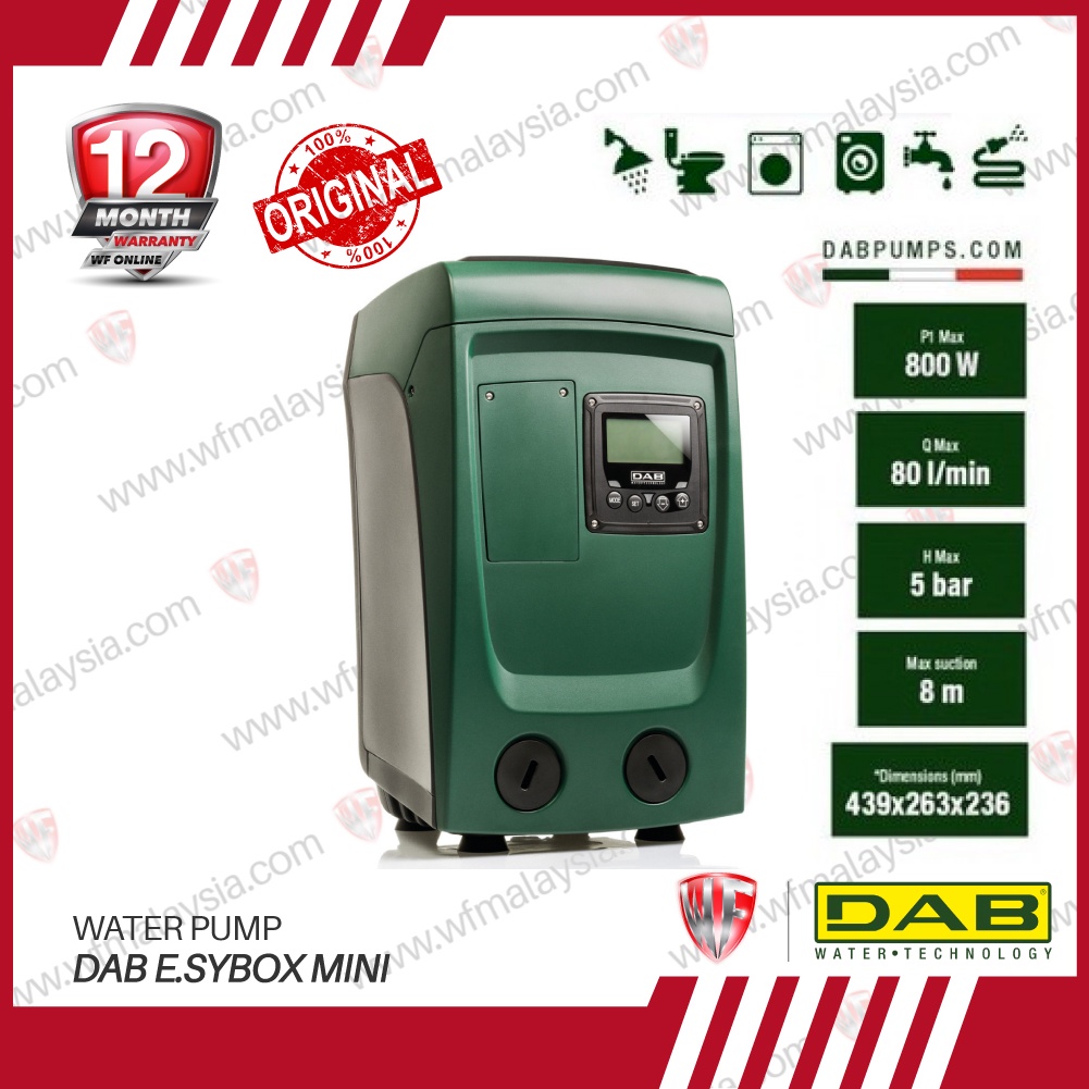 DAB E.SYBOX Mini Water Pump Water Booster Water Pressure Pump ...