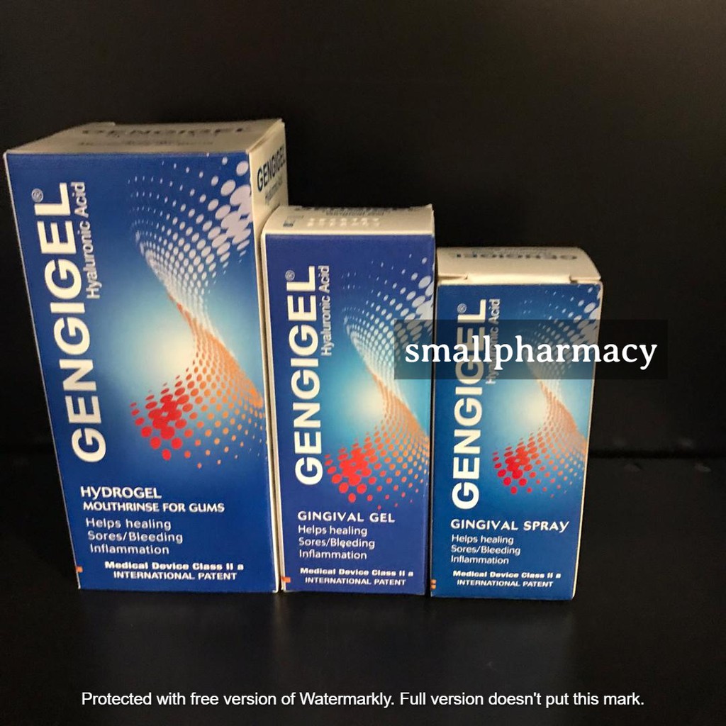 Gengigel Spray 20ml / Gengigel Hydrogel Mouthrinse 150ml / Gengigel Gel ...