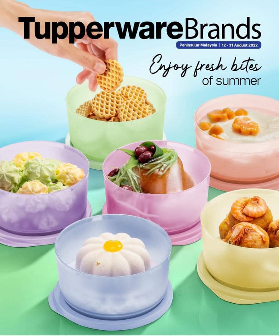 (1PC/ 2PCS) Tupperware Summer Fresh Round Food Container 530ML Gift Box ...