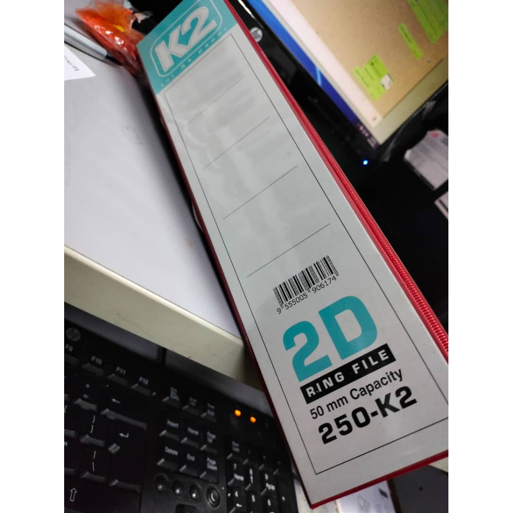 2D RING FILE 50MM 250-K2 MERAH/RED CLR | Shopee Malaysia