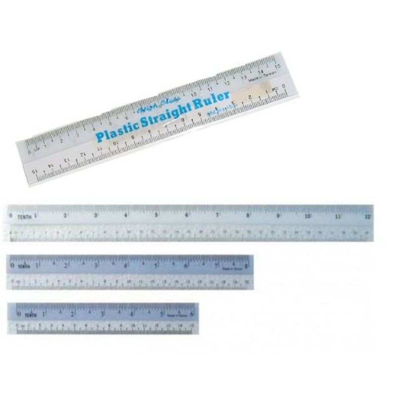 Plastic Straight Ruler / Bendable / Soft / Flexible Student Ruler ...