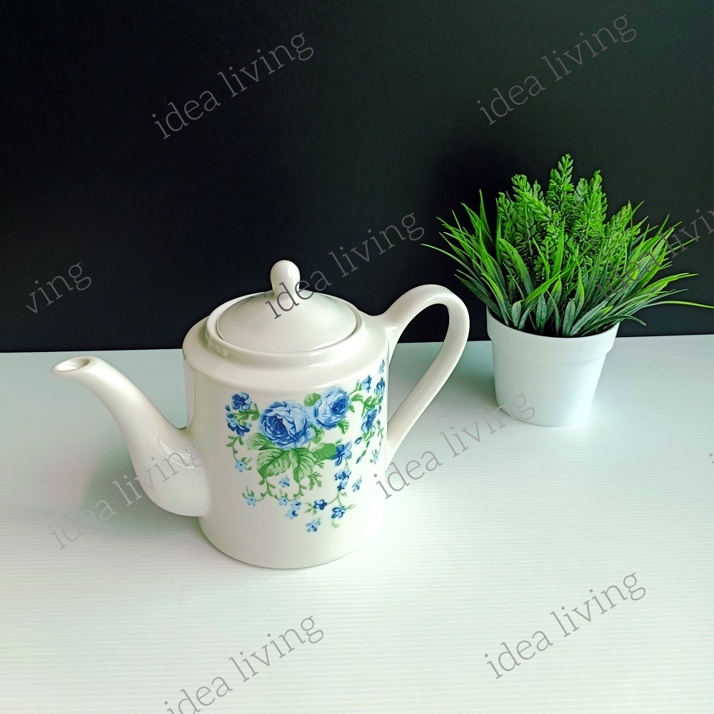 1.3L Tea Pot Water Pot Coffee Tea Servers Teko Air Panas Teko Kopi ...
