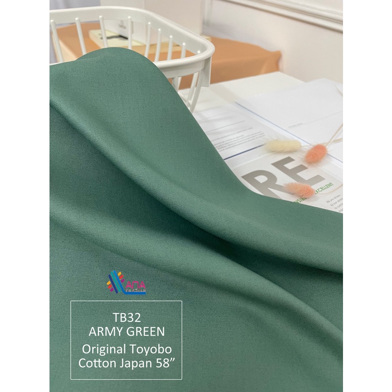 3.5m Original Toyobo Cotton Japan Kain Pasang Bidang 58 By Ana Textile ...
