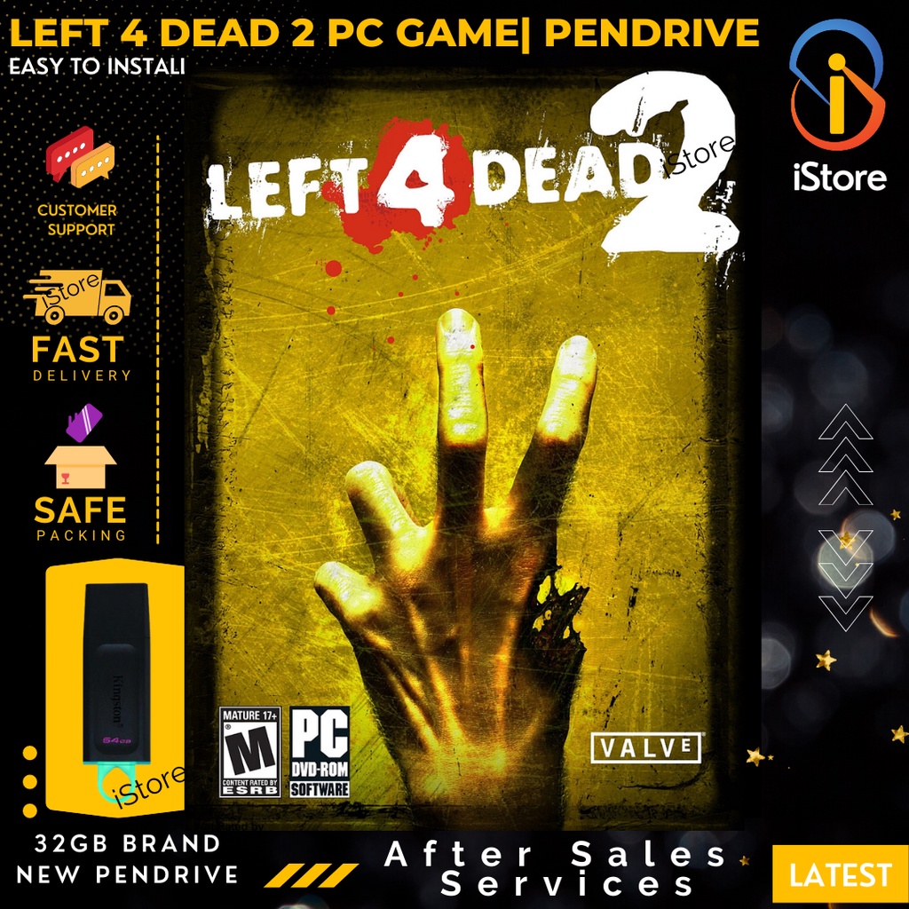 Left 4 Dead [ PC Game 32GB Pendrive] Multiplayer full version easy to ...