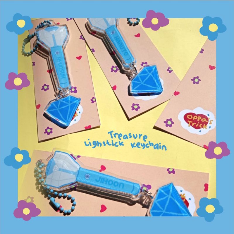 Treasure Lightstick Keychain (Acrylic Keychain) | Shopee Malaysia