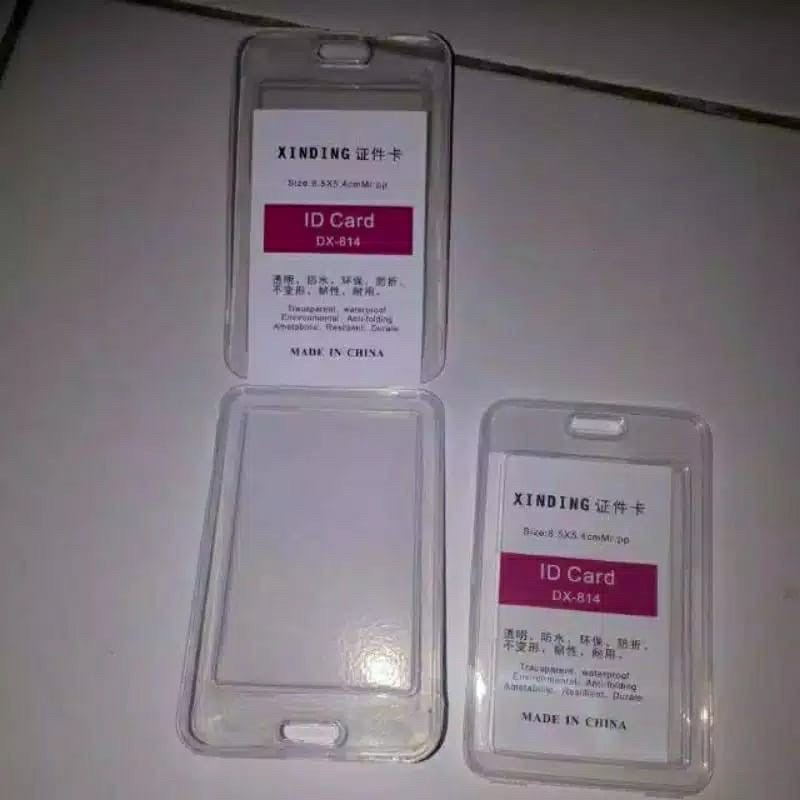 Frame box / transparent card holder box lid / id card casing / id card ...