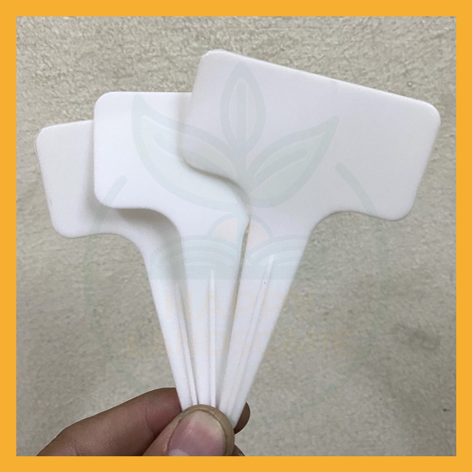 Plastic T-type 6CM x 10CM Garden Tags Plant Flower Label Nursery Thick ...