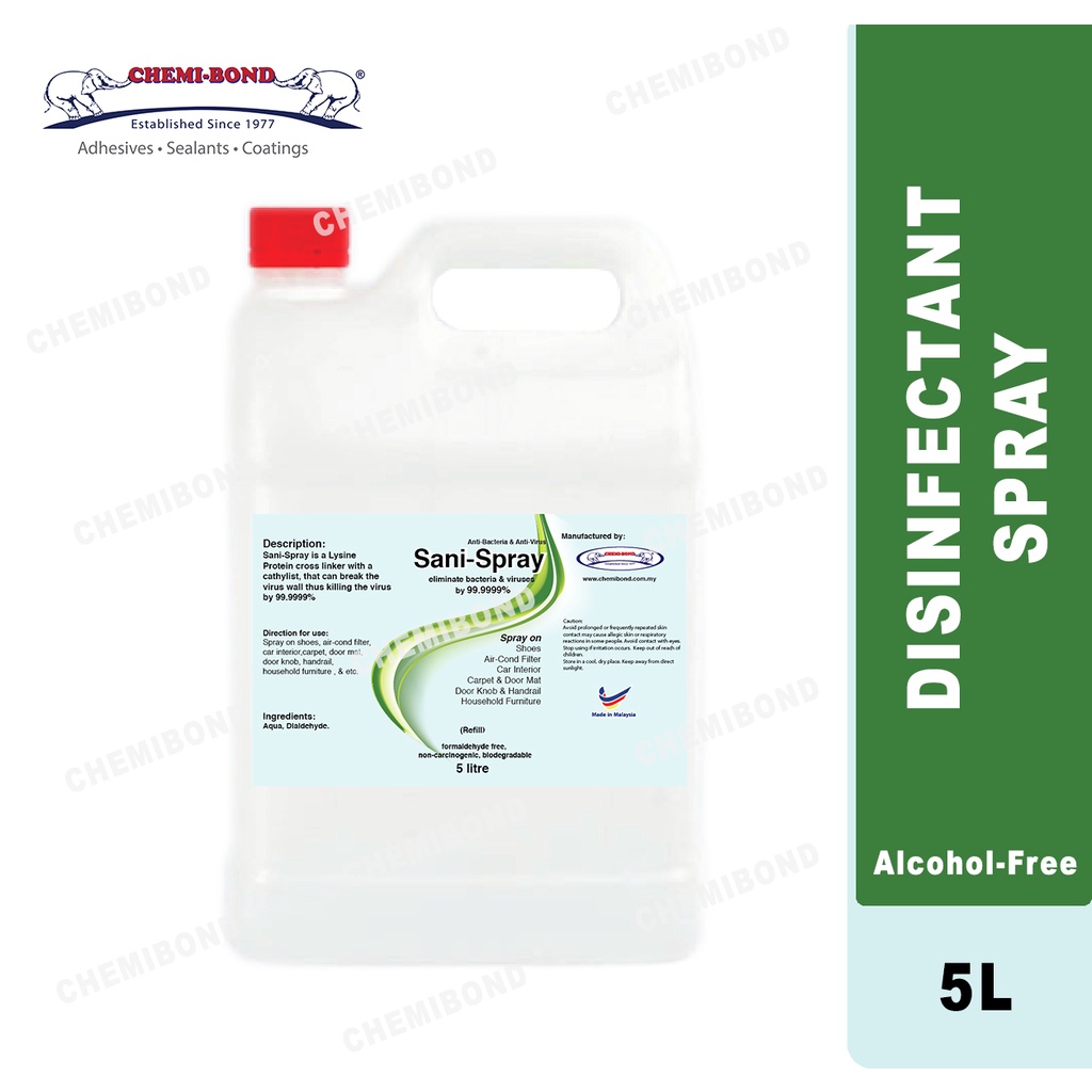 CHEMIBOND Sani-Spray | Surface Disinfectant - 5L | Shopee Malaysia