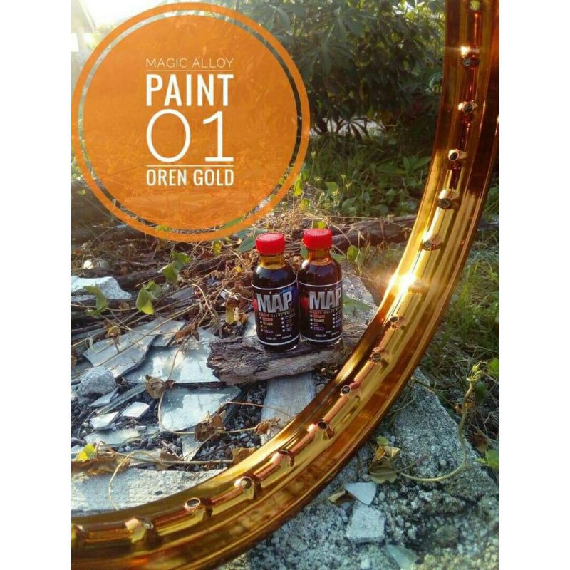 Magic Alloy Paint 60ML MAP Car Rim Paint Metal Paint Delete Chrome Cat ...