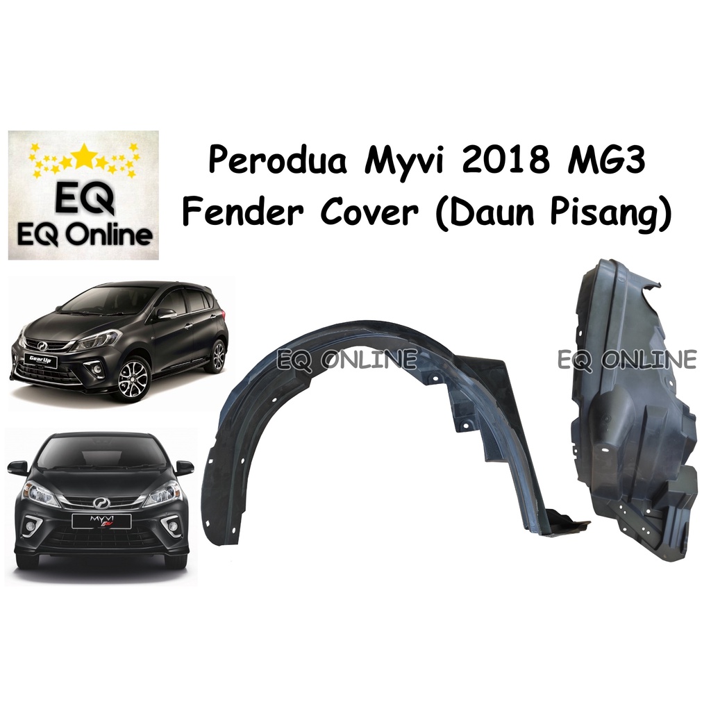 Perodua Myvi 2018 2019 2020 MG3 Fender Cover / Liner / Protector / Daun ...