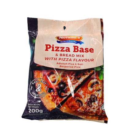 Adunan Pizza & Roti Berperisa Pizza / Pizza Base & Bread Mix By Noraini ...