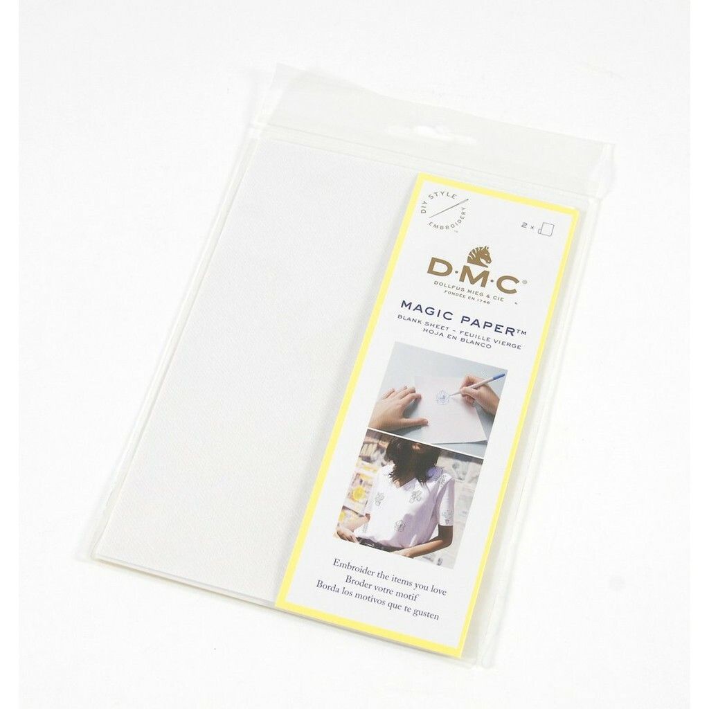 DMC Magic Paper [2 Sheets/Pack] - Water Soluble Stabilizer for ...
