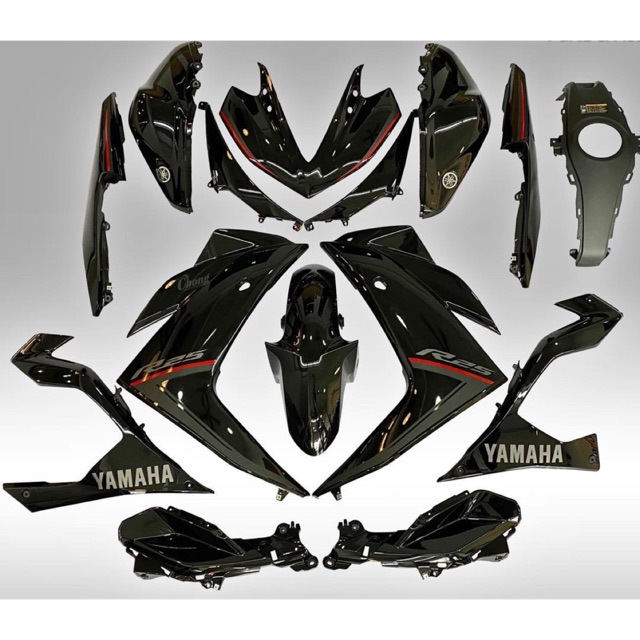 R25 body cover set original black 100% original | Shopee Malaysia