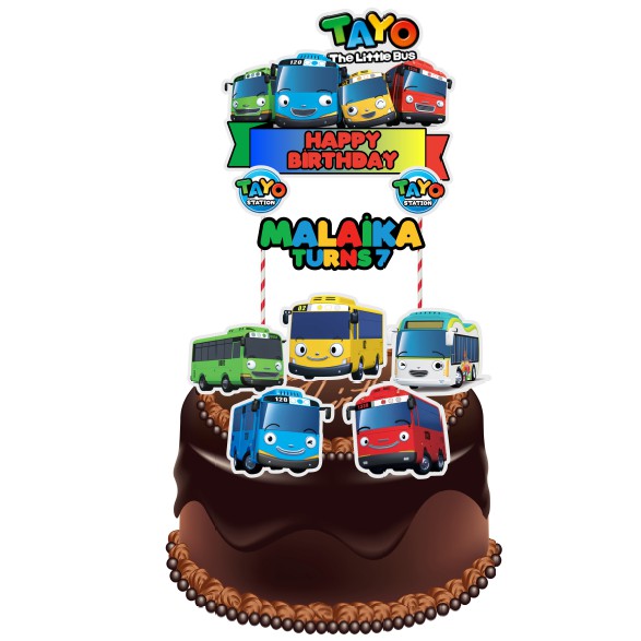TAYO the Little Bus Cake Topper | Shopee Malaysia