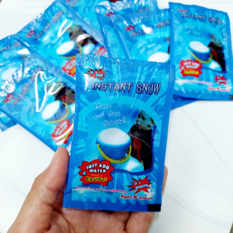 READY STOCKS ‼️ INSTANT SNOW FAKE SNOW (MADE IN CHINA) 8g | Shopee Malaysia