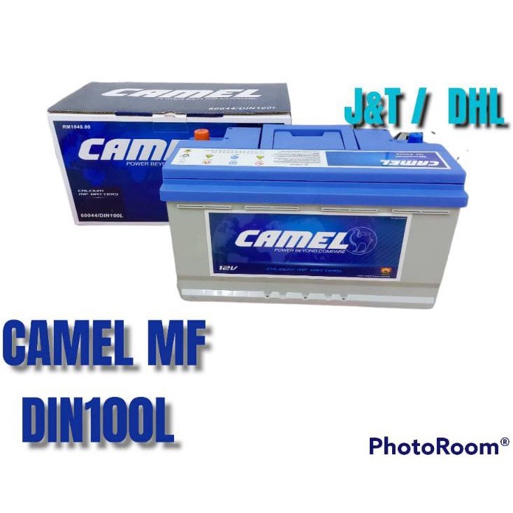 (READY STOCK)car battery CAMEL MF DIN100L/60044- POS BY DHL OR J&T | Shopee Malaysia