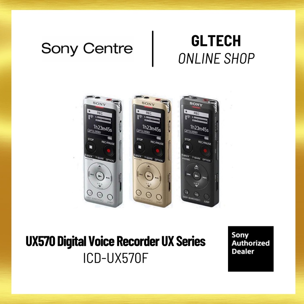 Sony [ICD-UX570] UX570 Digital Voice Recorder UX Series UX570 | Shopee ...